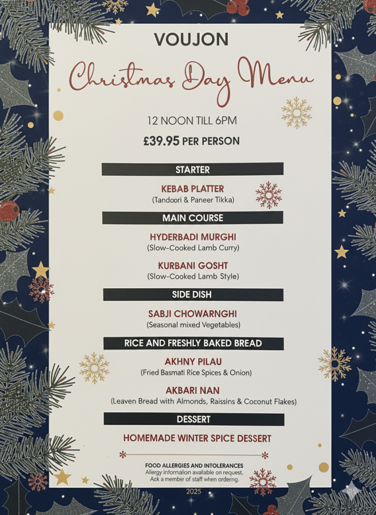 Voujon Restaurant Edinburgh